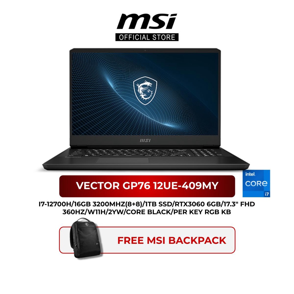 MSI Vector GP76 Price in Malaysia & Specs - RM7489 | TechNave