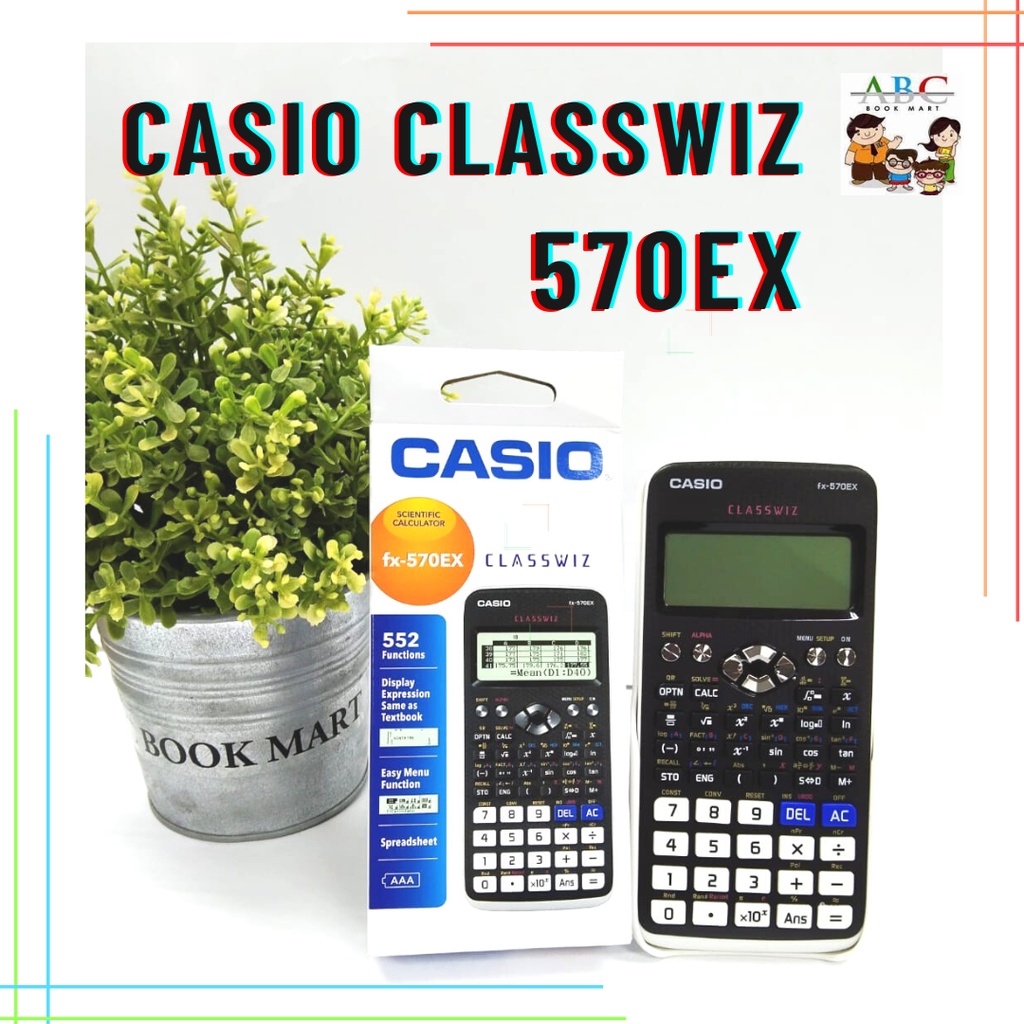 ( READY STOCK ) CASIO STANDARD SCIENTIFIC CLASSWIZ 570EX CALCULATOR ...