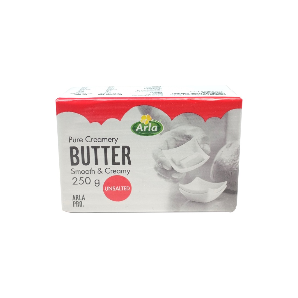 ARLA PRO CREAMY UNSALTED BUTTER 250GM | Shopee Malaysia