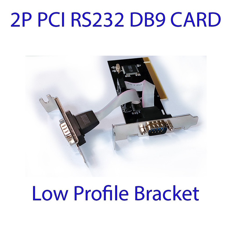 PCI 2 / 4 port RS232 Serial Interface Card High/Low profile Bracket ...