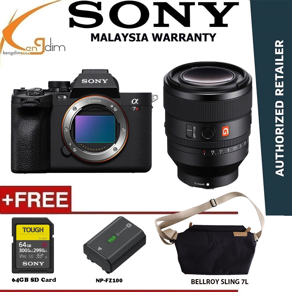 (READY STOCK) Sony Alpha A7R Mark V / A7RV / A7RM5 Mirrorless Camera + FE 50mm f/1.2 GM Lens ...