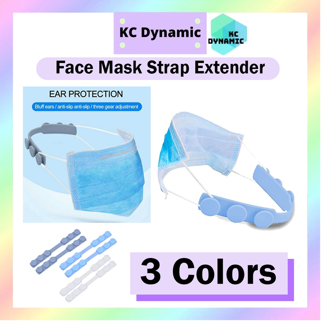 Face Mask Strap Extender Anti-Tightening Mask Holder Ear Hook Rubber ...