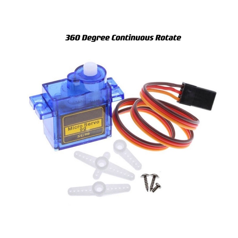 SG90 Micro Servo Motor 9g (360 degree) | Shopee Malaysia