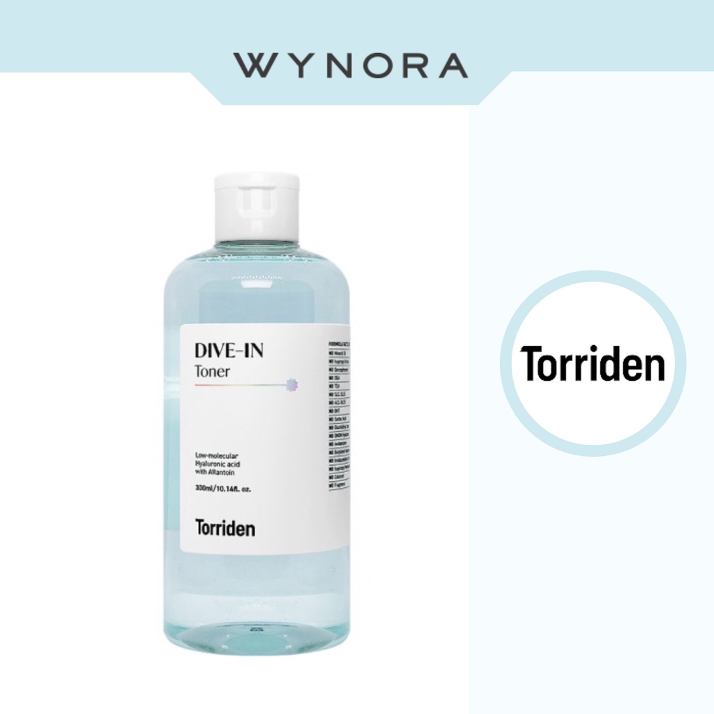 Torriden DIVE-IN Low-molecular Hyaluronic acid Toner 300ml | Shopee ...