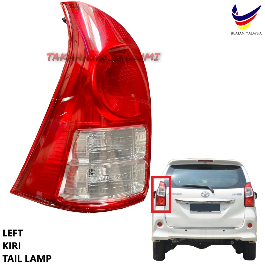 Toyota Avanza Second Model Facelift (2012) Rear Left Kiri Tail Lmap ...