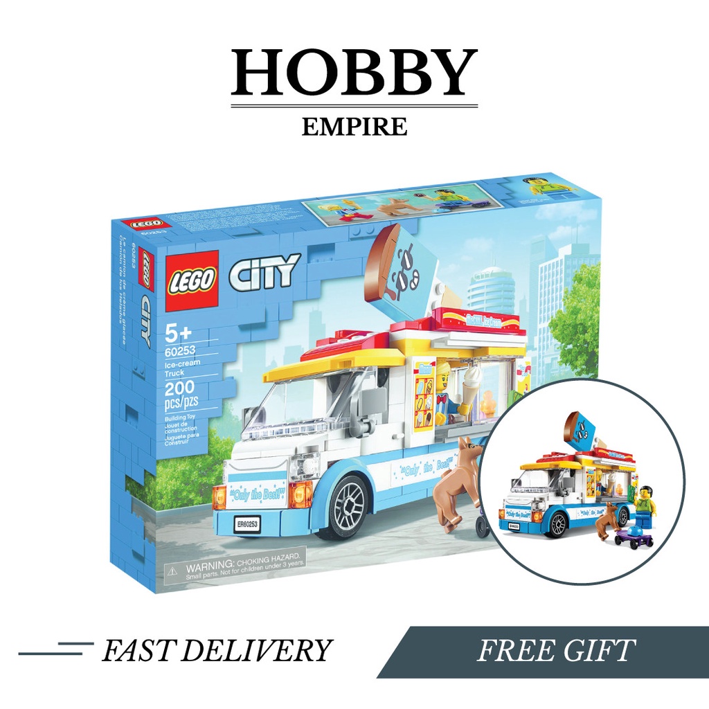 LEGO City 60253 Ice-Cream Truck *Original LEGO Set Extra Bubble Wrap ...