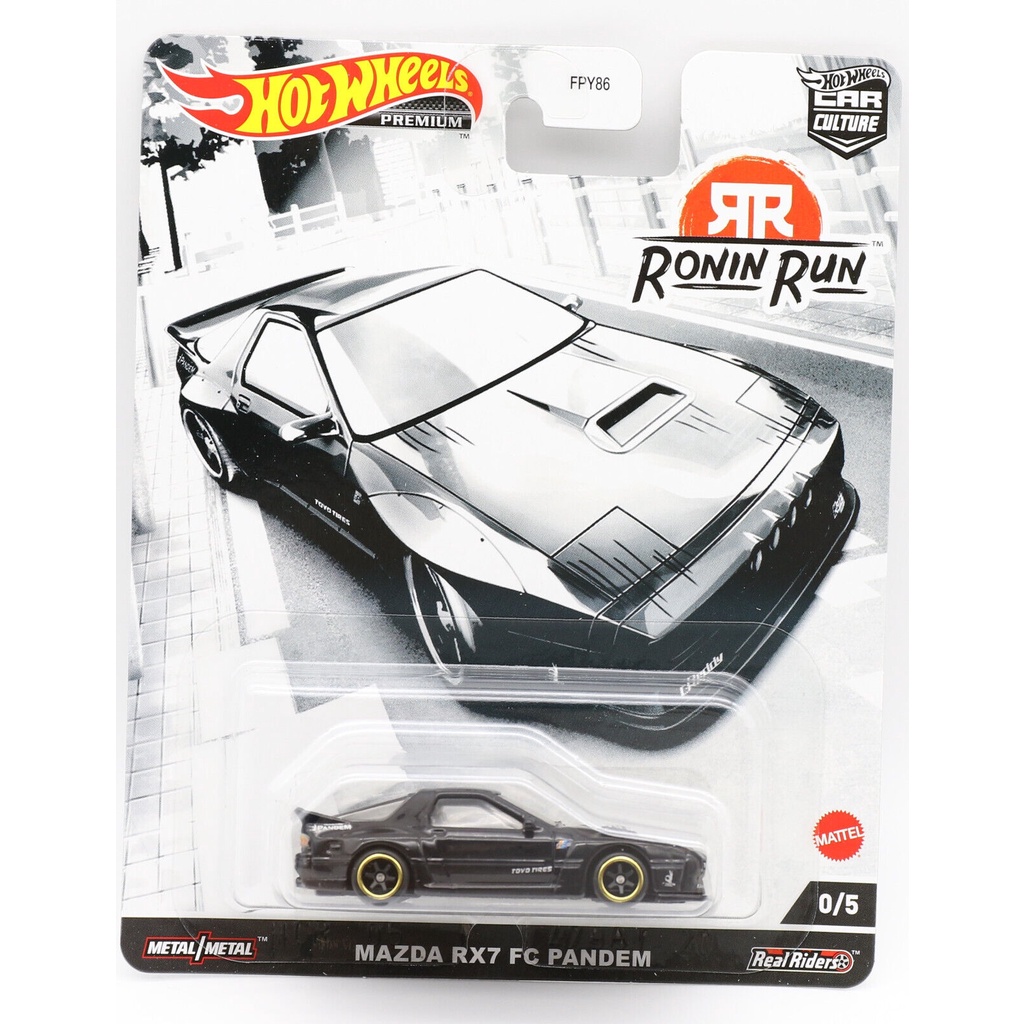 Hot Wheels Premium Rx7 FC Black Chase Car Ronin Run | Shopee Malaysia