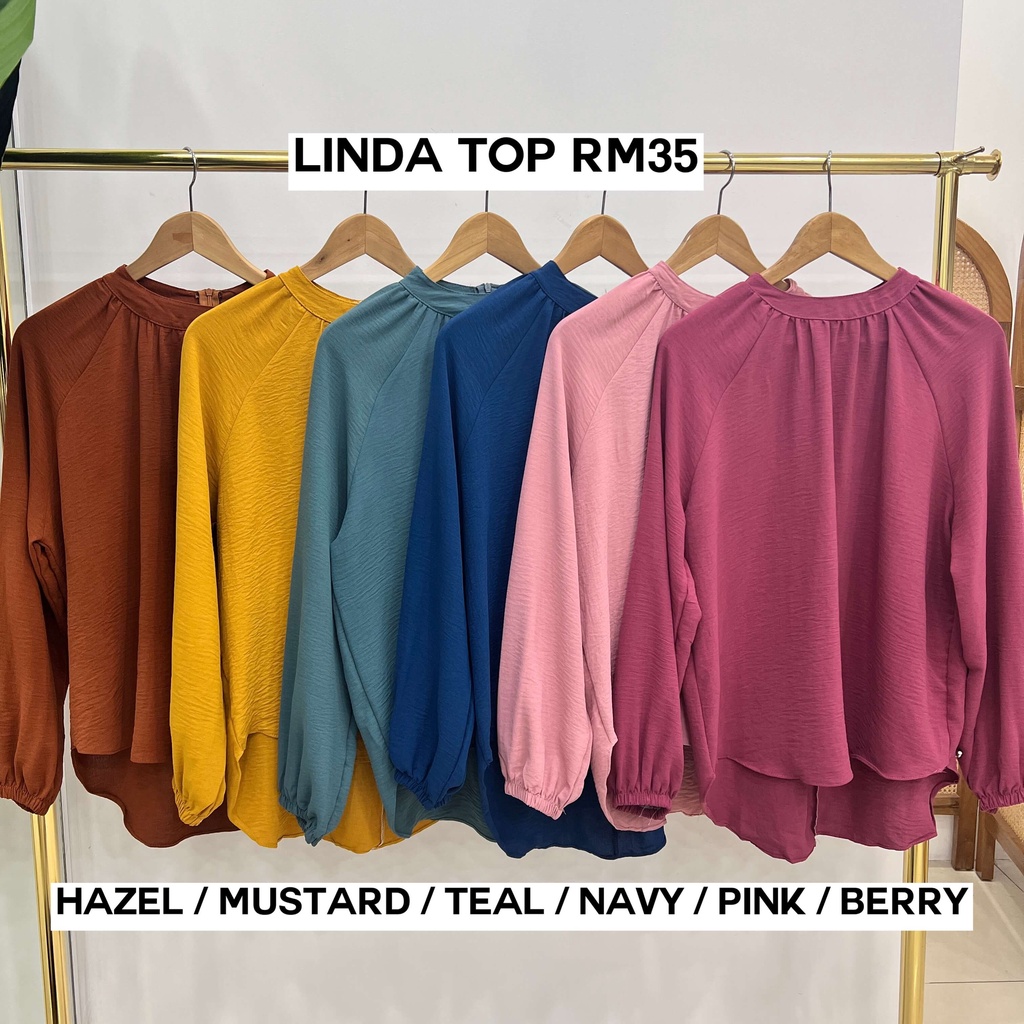 Linda Top Ready Stock | Shopee Malaysia