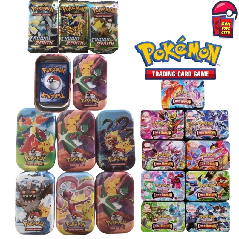 ( Ready stock ) NEW Pkomon Metal Box Cards Pokemon Game Cards | Shopee ...