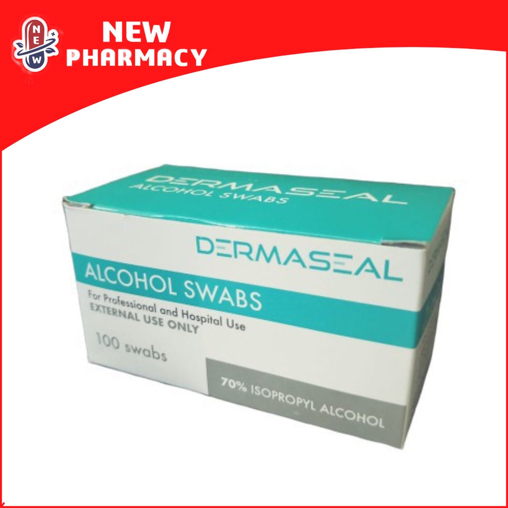 Dermaseal Alcohol Swabs 100's | Shopee Malaysia