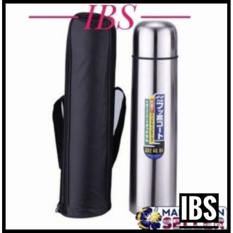 IBS Double Wall Stansless Steel Vacuum Flask Thermos Botol Air Panas ...