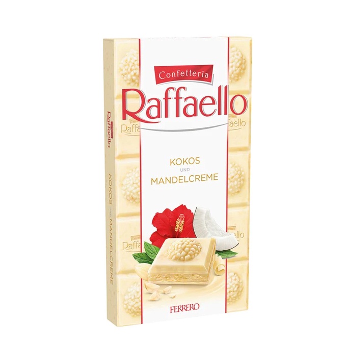 Ferrero Raffaello White Chocolate Bar 90g | Shopee Malaysia