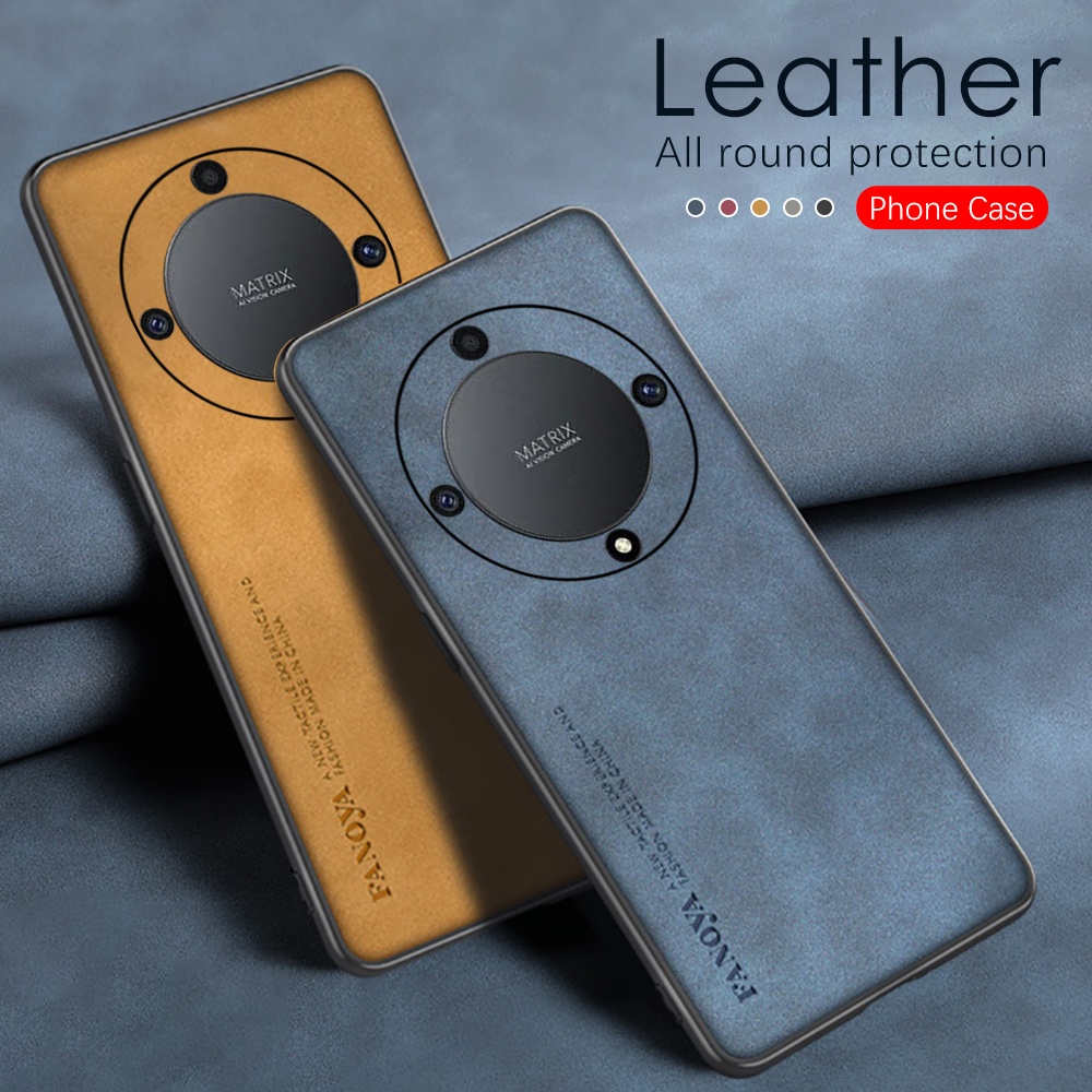 Luxury Sheepskin Leather Casing For Honor X9a X9 X8 X7a 4g 5g 2023