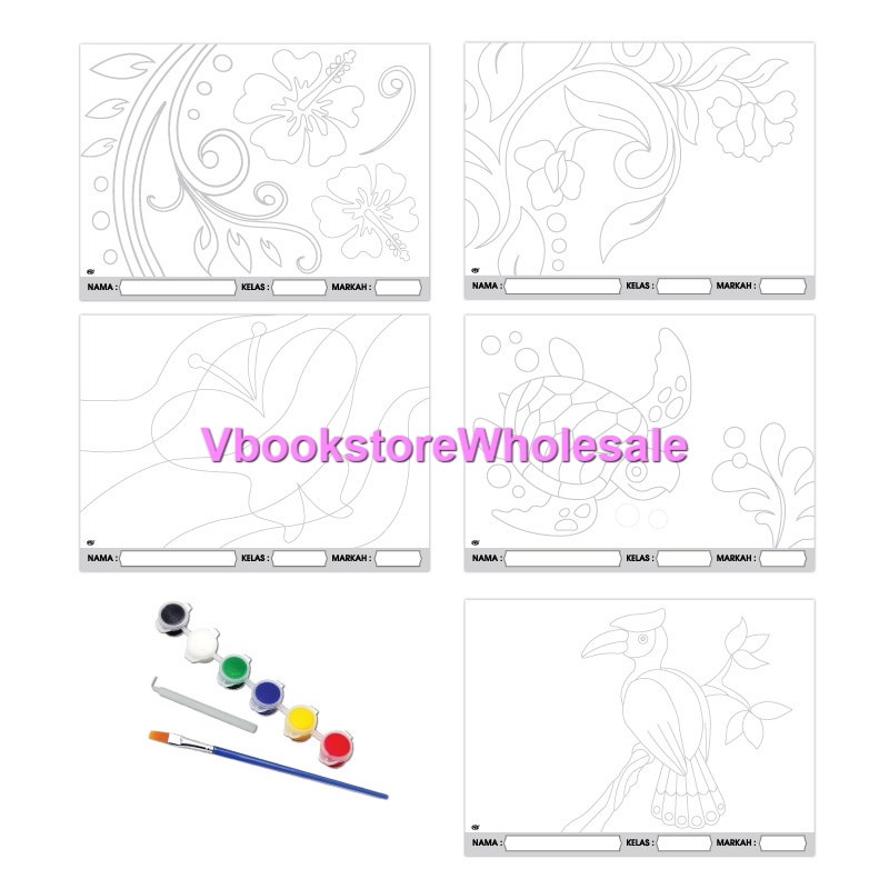 SENI KRAF BATIK KERTAS (TEKNIK RESIS) K883(A) | Shopee Malaysia
