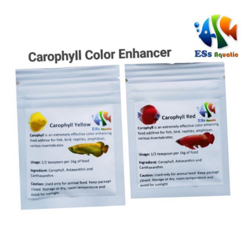 Carophyll Red Yellow 5g 15g for Fish Bird Colour Enhancer (new packing ...