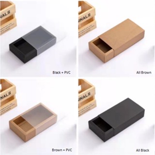 Transparent Packaging Pull Out Gift Box Push Pull Box Gift Packaging ...
