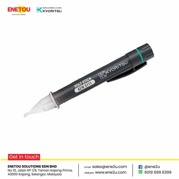 KYORITSU 5711 NON CONTACT VOLTAGE DETECTOR W LED LIGHT | Shopee Malaysia