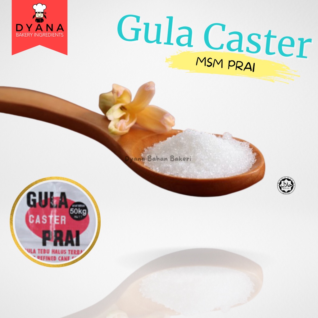 Gula Kaster | Castor Sugar MSM 250g / 500g / 1kg | Shopee Malaysia