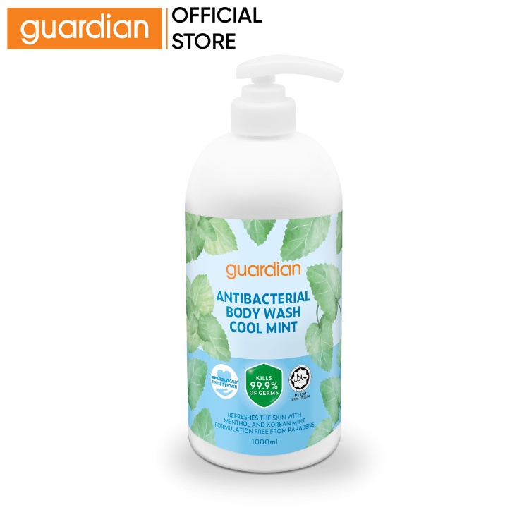 Guardian Antibacterial Body Wash Cool Mint 1000ml | Shopee Malaysia