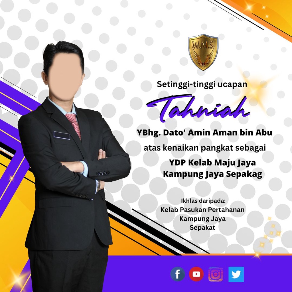 Template Canva RM1 - Design Poster Ucapan Murah | Greeting Card | Wish ...