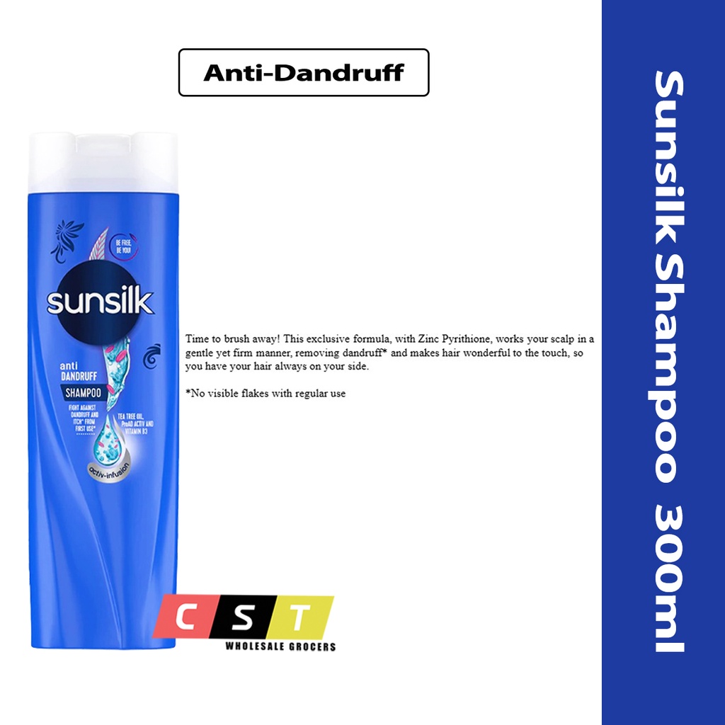 SUNSILK Anti-Dandruff Shampoo 300ML | Shopee Malaysia