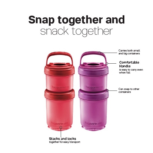 Tupperware Twist & Stack Set | Shopee Malaysia