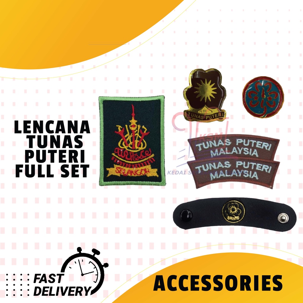 LENCANA KADET TUNAS PUTERI BADGE ( FULL SET ) | Shopee Malaysia