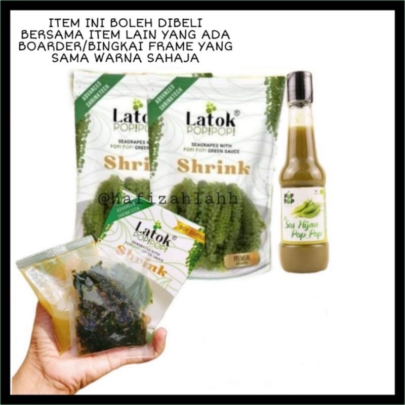 Ready Stock Latok Shrink Latok Pop Pop Latok Makanan Viral Sos Hijau ...