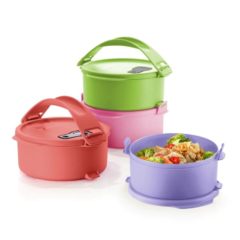 Tupperware Microwaveable Tup Tiffin Set Wavy Snack Cup Click To Go ...