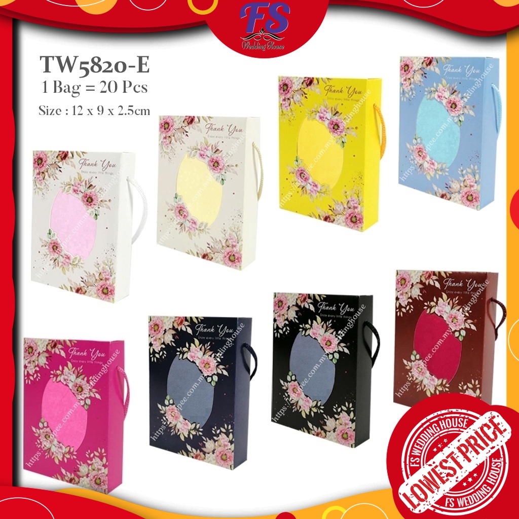 (SELF PACKING) 20 SETS/Doorgift Kahwin Murah/Souvenir/Doorgift Sapu ...