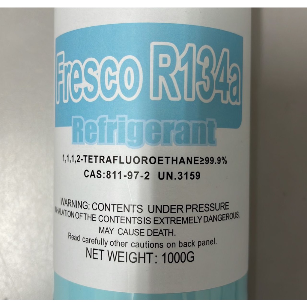 Fresco R134a refrigerant baby cylinder 1000g | Shopee Malaysia