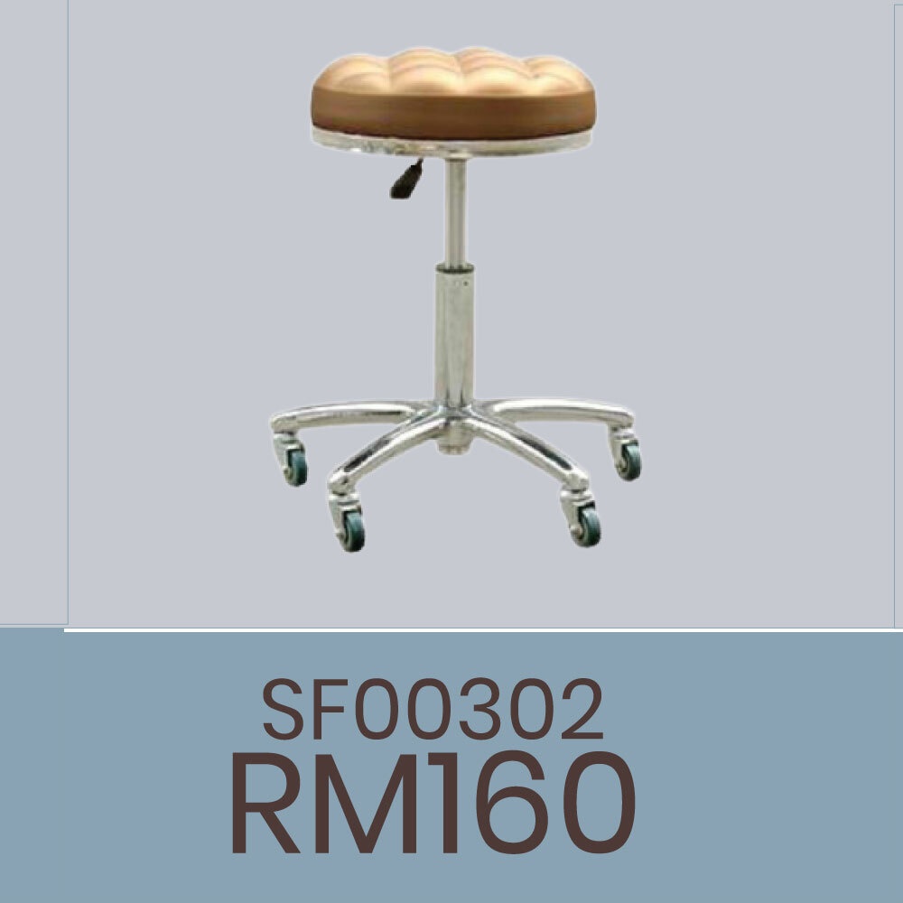 DCS Premium Salon Stool Elegance Gold Bar Stools, Padded Lift Chairs ...