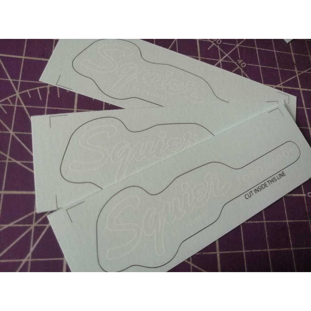 Squier Toronado White Decal Headstock for restoration | Shopee Malaysia