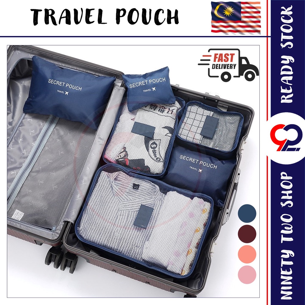 Travel Extra Large Type 6 in 1 Set Organizer Bag Pouch Luggage Easy ...
