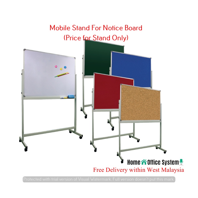 Mobile Stand For Notice Board (Price for Stand Only) - Home And Office ...