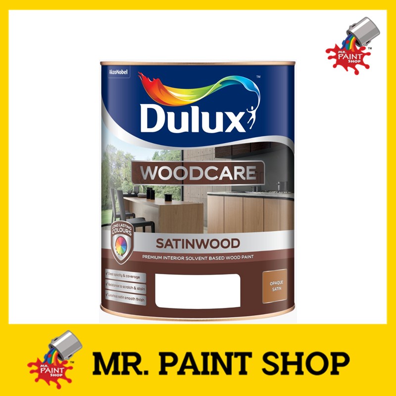 5L Dulux Woodcare Satinwood | Shopee Malaysia