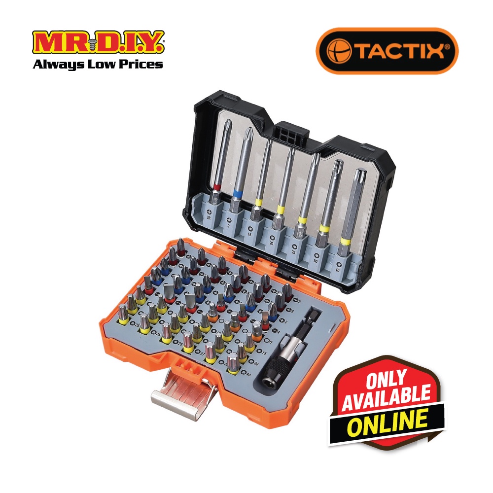 TACTIX Color Quick Change Driver Bit Set (56 pieces) | Shopee Malaysia
