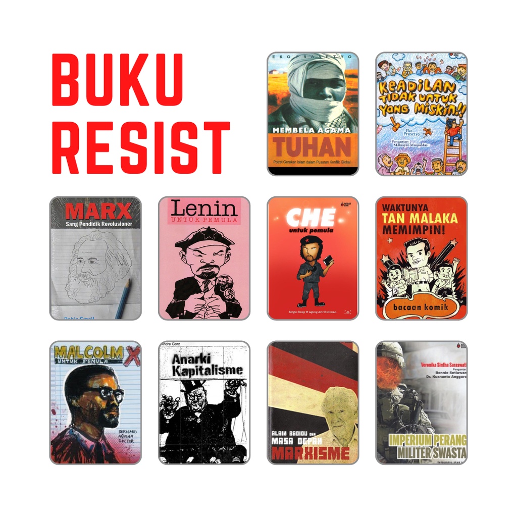 Buku Resist Book Marx Lenin Che Malcolm X Anarki | Shopee Malaysia