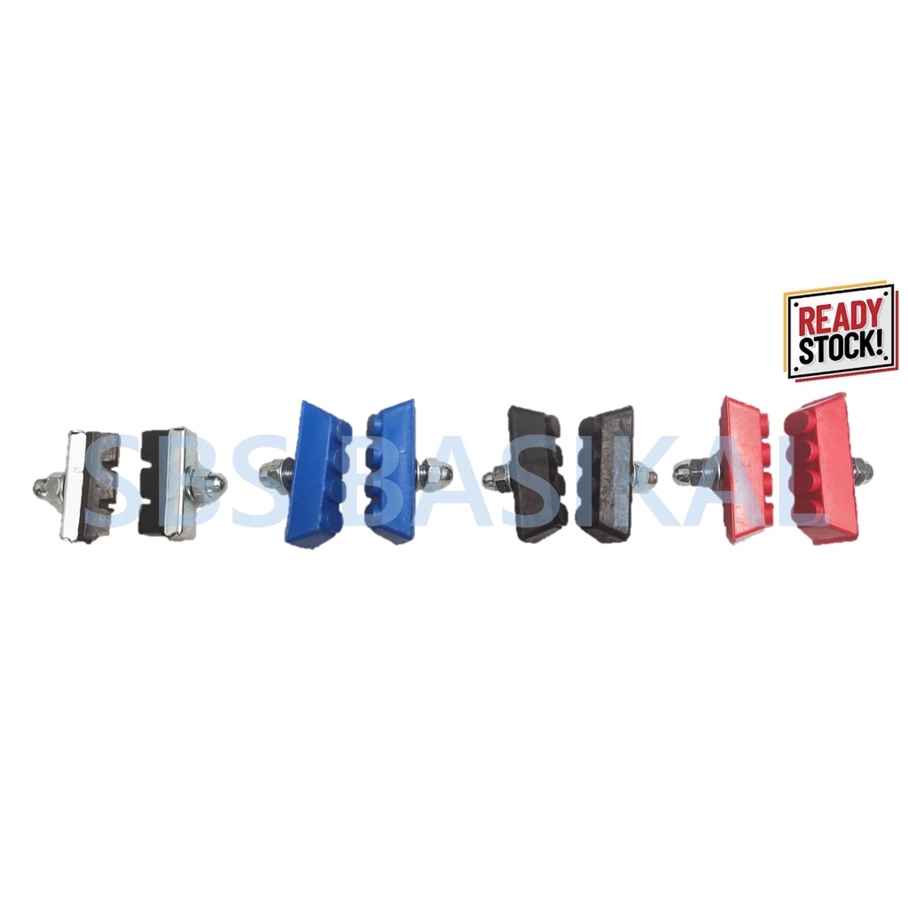 CALIPER BRAKE Color Brake Shoes Getah Brek Basikal BMX Basikal LAJAK ...