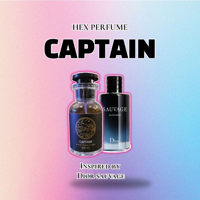 Hex Perfume Captain Inspired Perfume Premium Tahan Lama Bau 100% ...