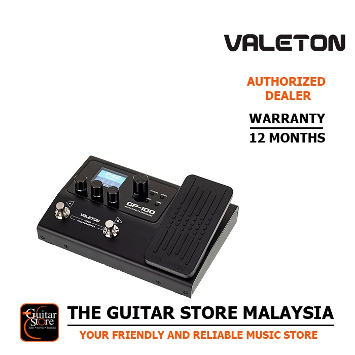 Valeton GP-100 Multi Effects Processor With Adaptor (GP100 / GP 100 ...