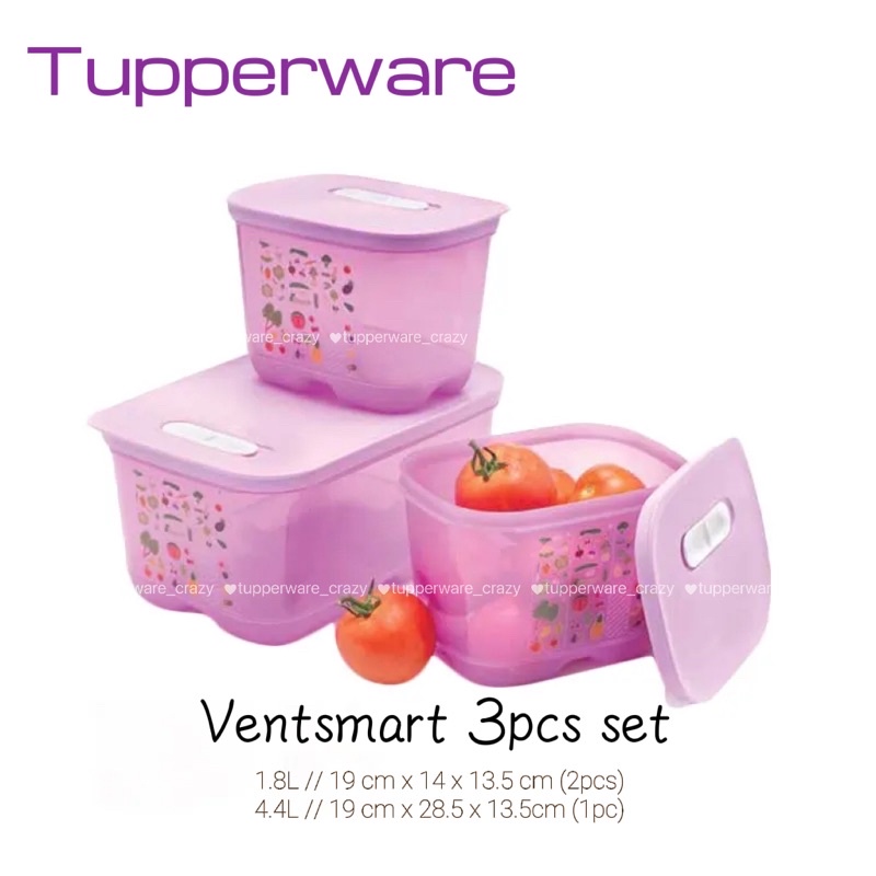 Tupperware Ventsmart (3pcs set) | Shopee Malaysia