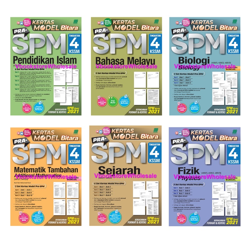 Sasbadi Kertas Model Bitara Pra Spm Tingkatan 4 Kssm Shopee Malaysia