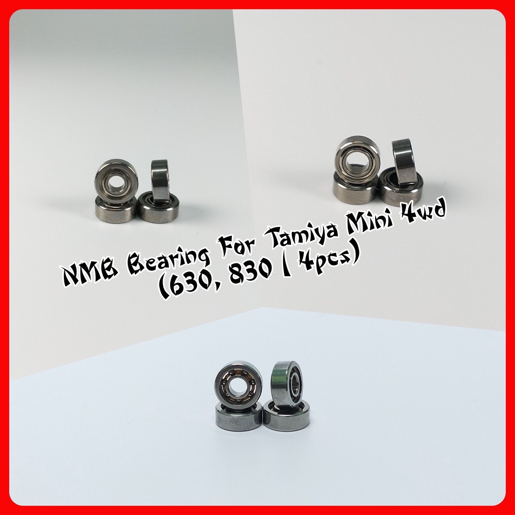 NMB Bearing For Tamiya Mini 4WD (630, 830 | 4pcs) | Shopee Malaysia