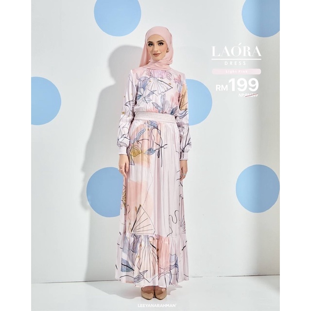 LEEYANA RAHMAN LAORA DRESS( BACA DESCRIPTION ) | Shopee Malaysia