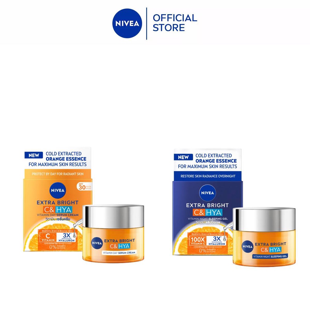 NIVEA Face Care Extra Bright C&HYA Vitamin Day Serum Cream SPF30 (50ml ...