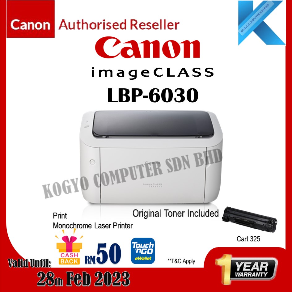 Canon LBP-6030 Laser Printer **LBP6030 6030 | Shopee Malaysia