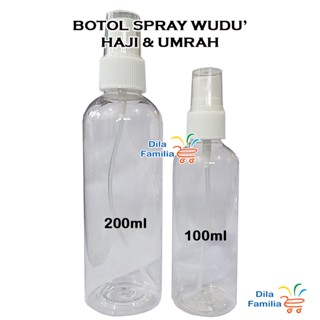 Botol Spray Wuduk Haji dan Umrah 100ml 200ml Bottle Wudhu Untuk Solat ...