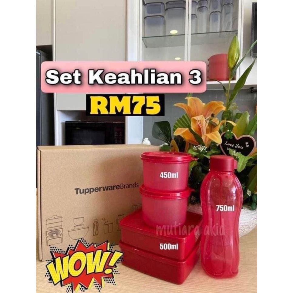 Tupperware Kit Beg Keahlian Set 3 Tupperware Malaysia Pakcik Tupperware | Shopee Malaysia