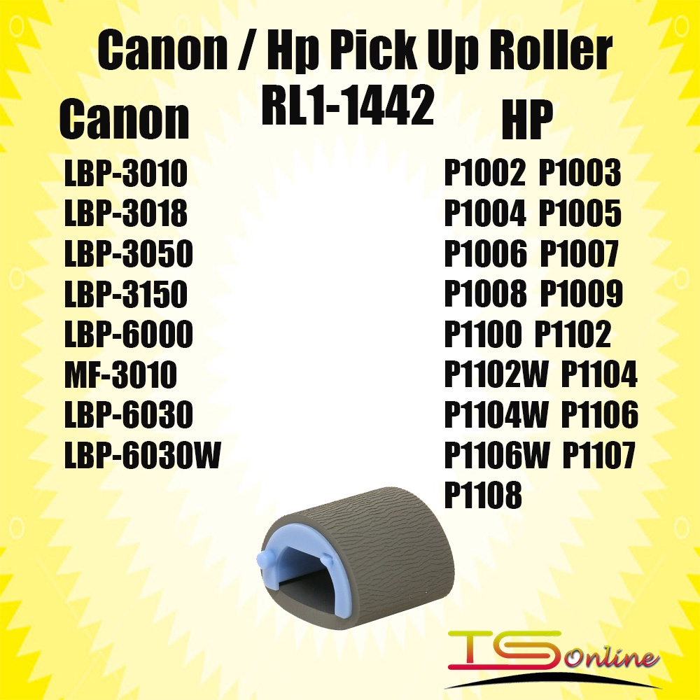 Pick Up Roller RL1-1442 Canon / HP For LBP6000/6030/6000/3010/3050/3100 ...